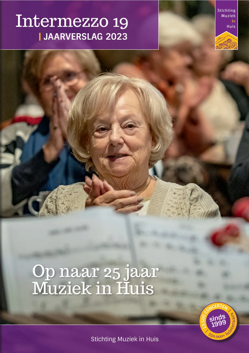 Jaarverslagen - Stichting Muziek in Huis